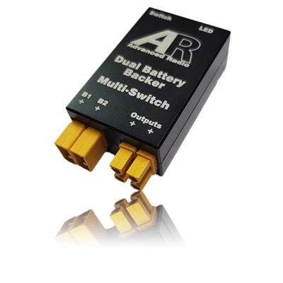 AR Dual Battery Backer Multi-Switch | Pacific RC Jets
